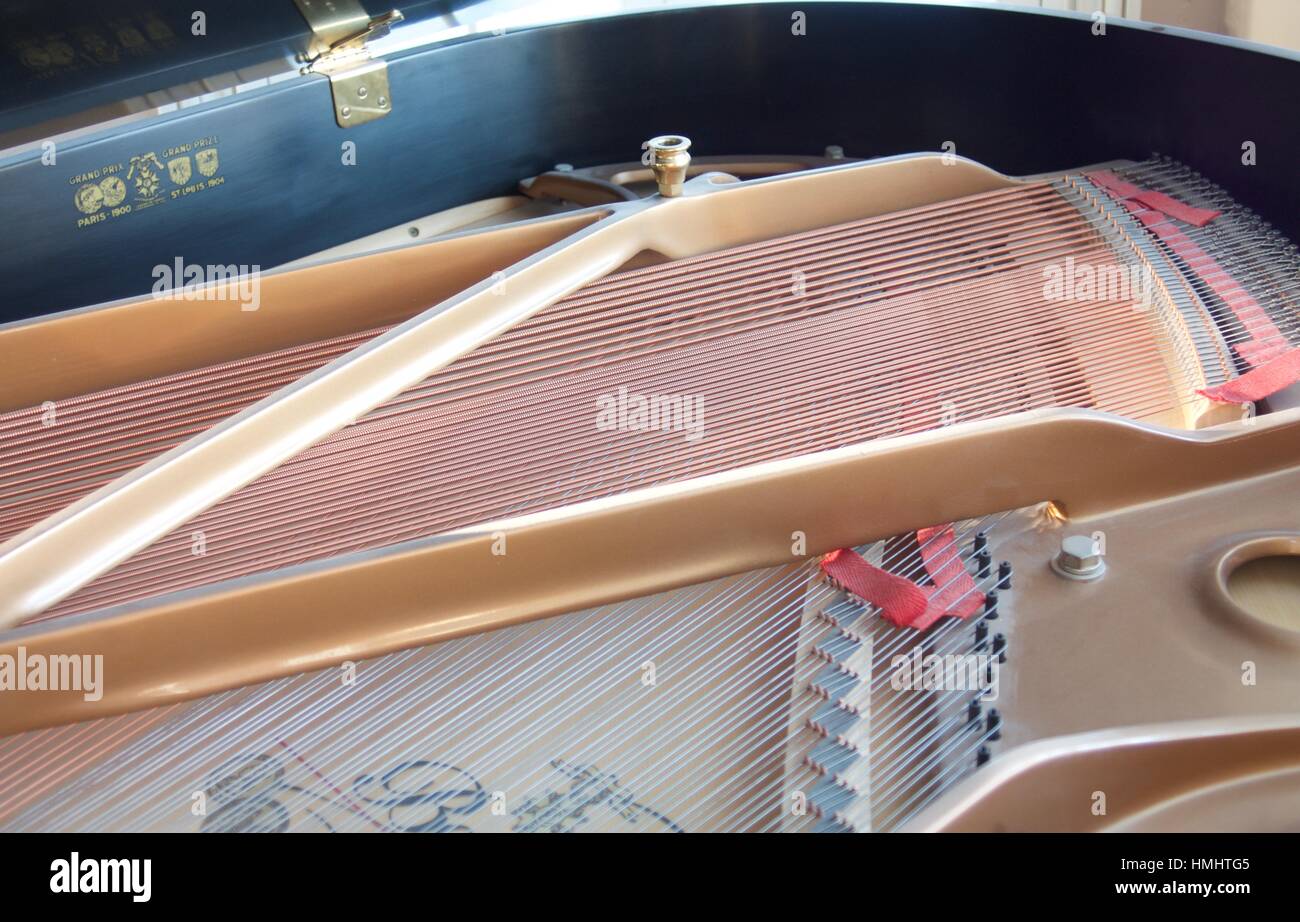 Parts of piano mechanism hi-res stock photography and images - Alamy