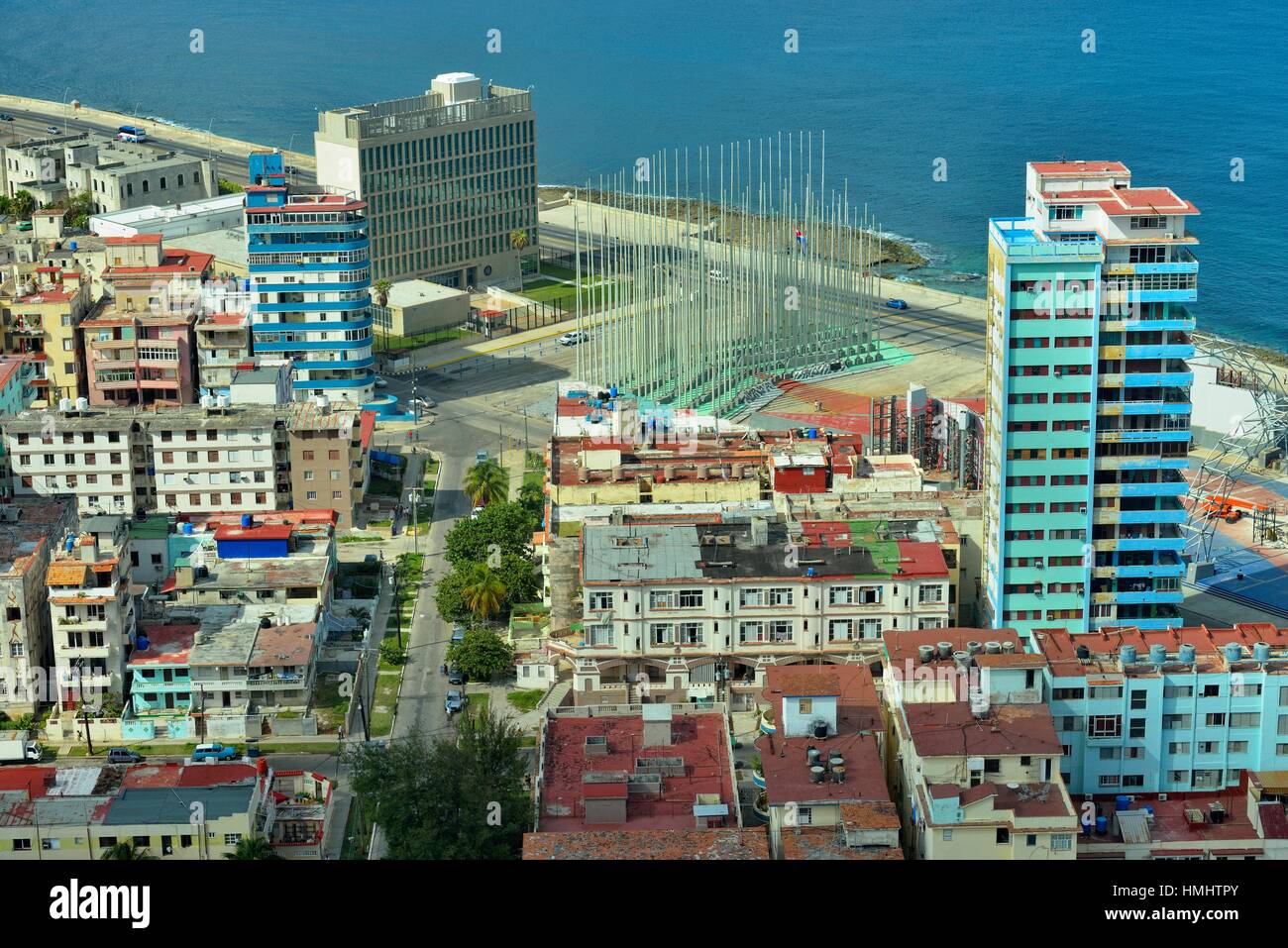View of Havana from La Torre Restaurant atop the FOCSA building, La ...
