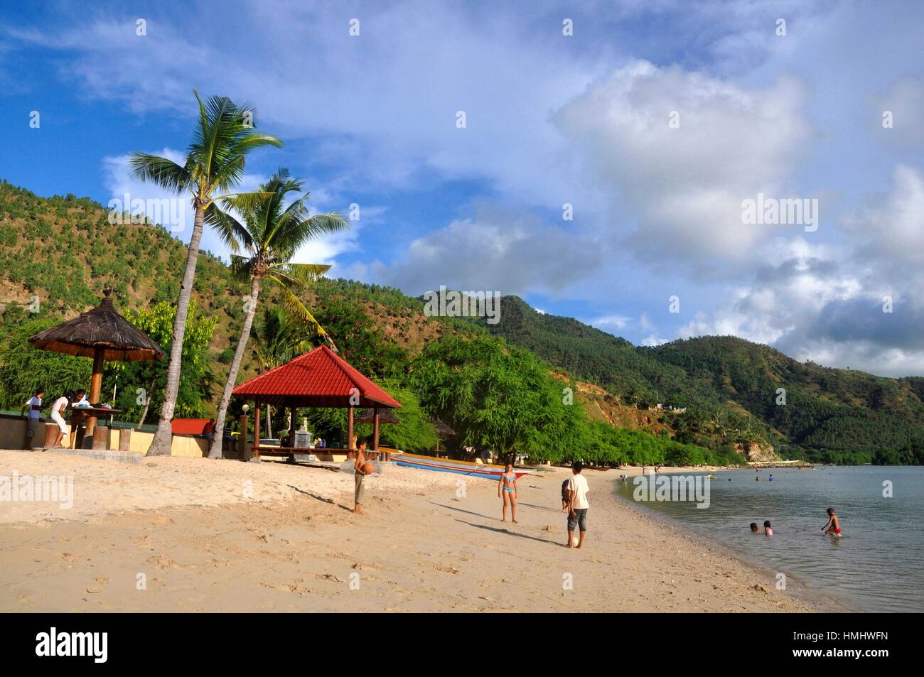 Asia, East Timor, Dili, Areia Branca beach Stock Photo - Alamy