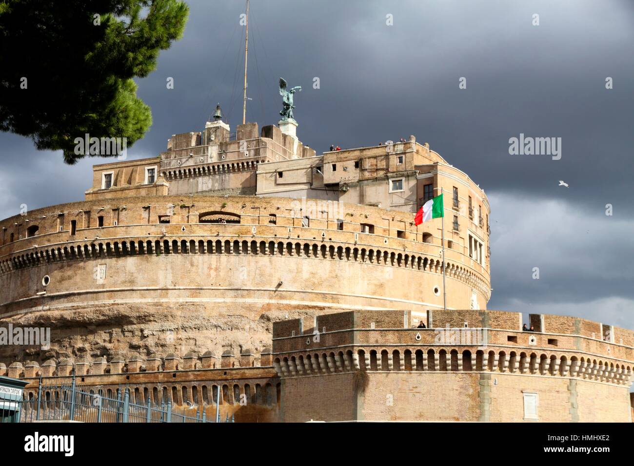 Saint Angel castle Rome, Italy Stock Photo - Alamy