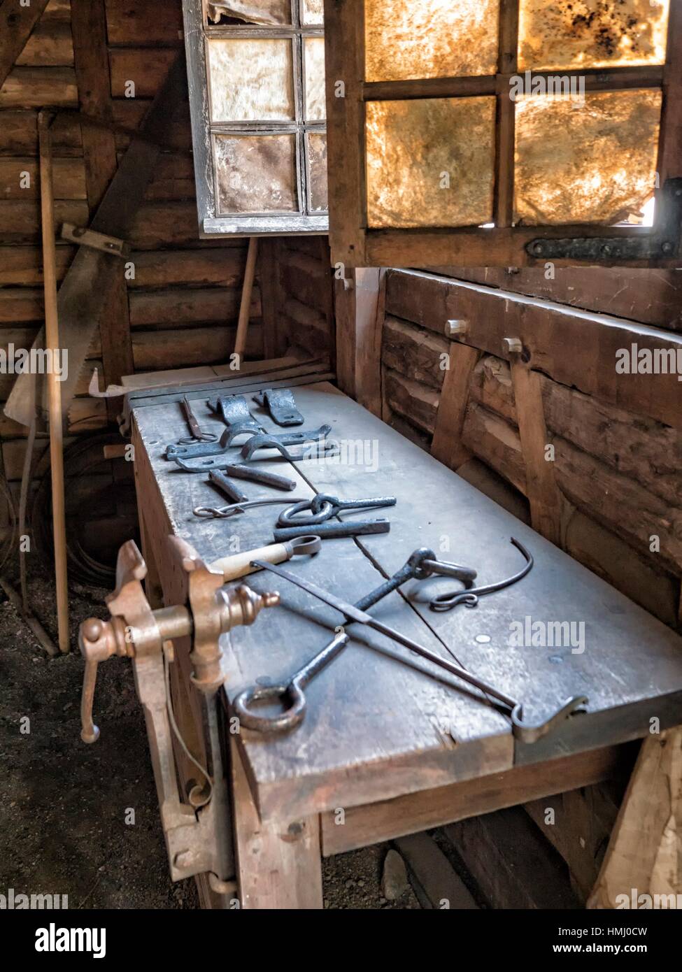 Port Royal Canada Blacksmith Stock Photo - Alamy