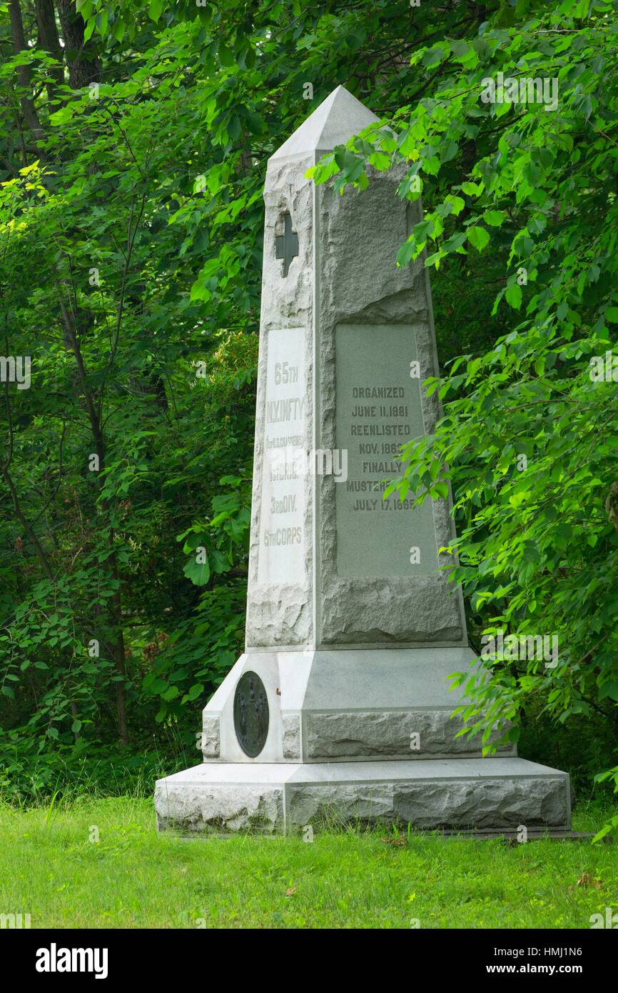 65th new york infantry monument hi-res stock photography and images - Alamy