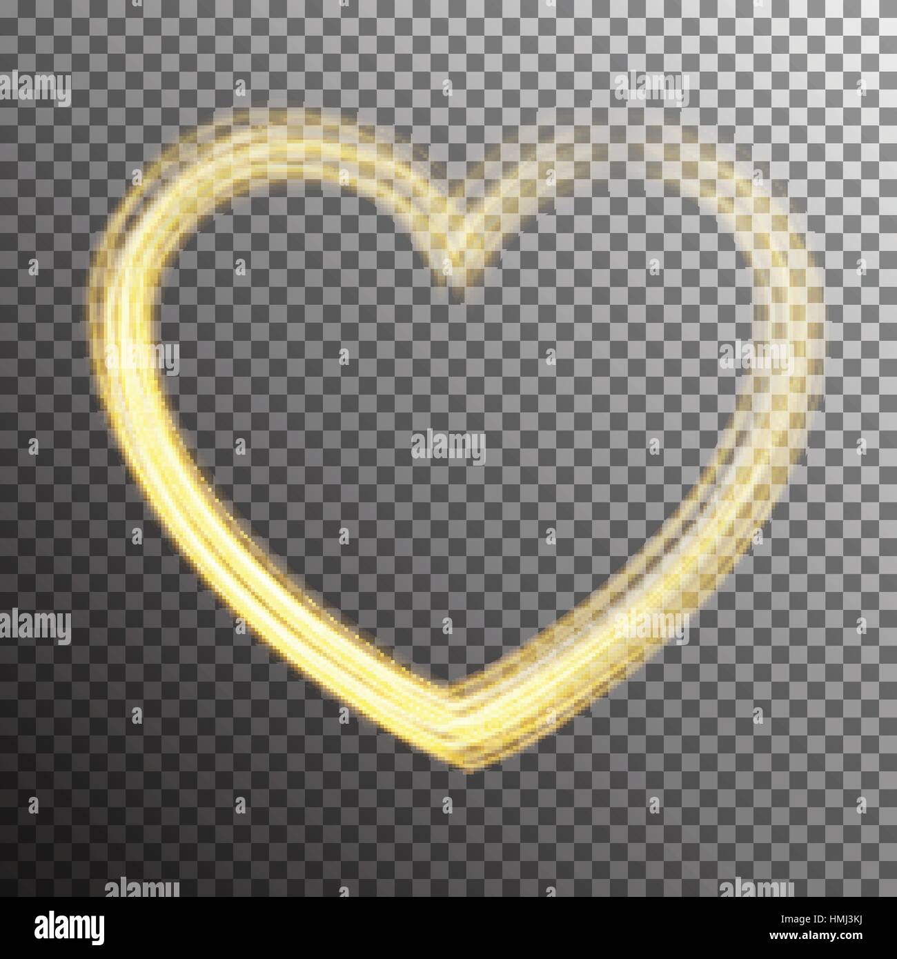 Special light fire effect. Vector illustration transparent Stock Vector ...