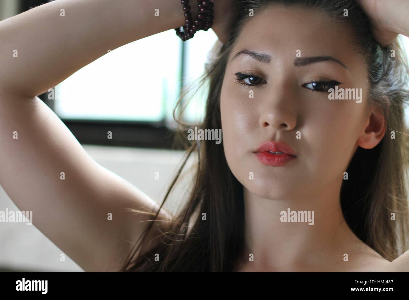beautiful mixed-race young woman Stock Photo - Alamy beautiful mixed-race young woman Stock Photo - Alamy