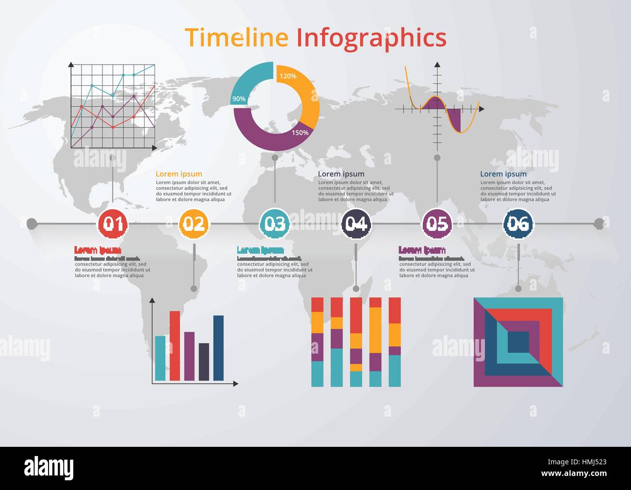 Vector illustration Timeline. flat design. Stock vector Stock Vector ... Vector illustration Timeline. flat design. Stock vector Stock Vector ...