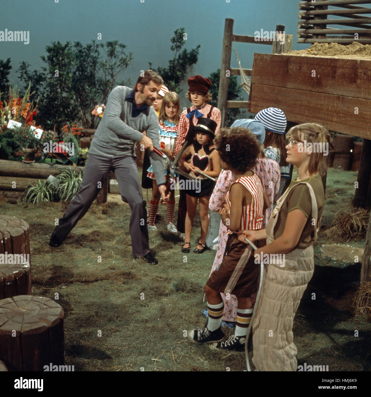 Babbelgamm, Kindersendung, Deutschland 1977, Moderator Peter Rapp und ...