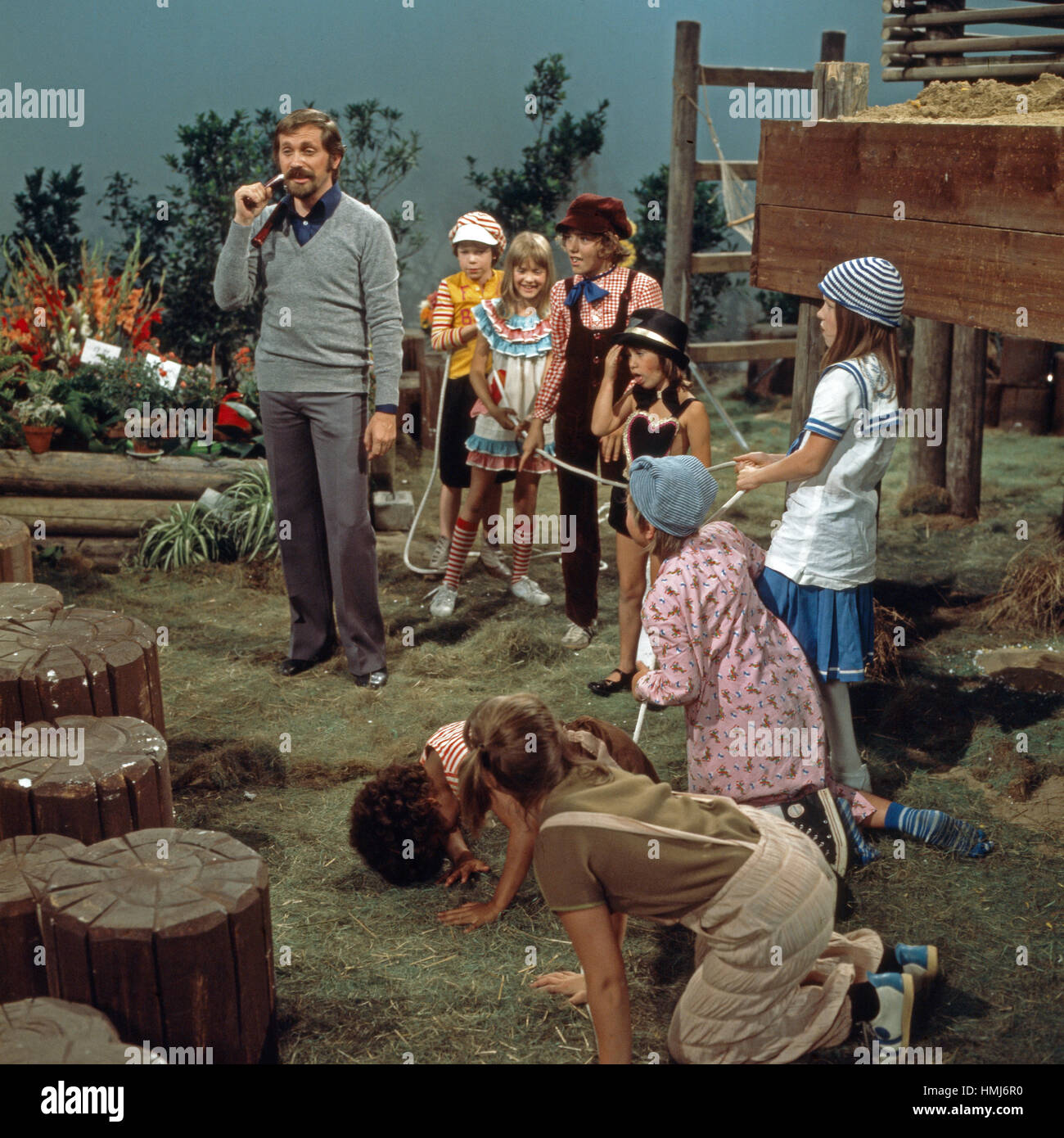 Babbelgamm, Kindersendung, Deutschland 1977, Moderator Peter Rapp und ...