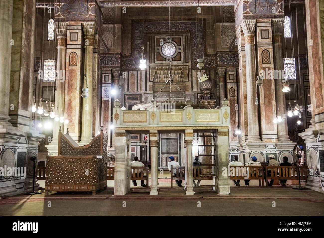 Al-Rifai Mosque. Cairo. Egypt Stock Photo - Alamy