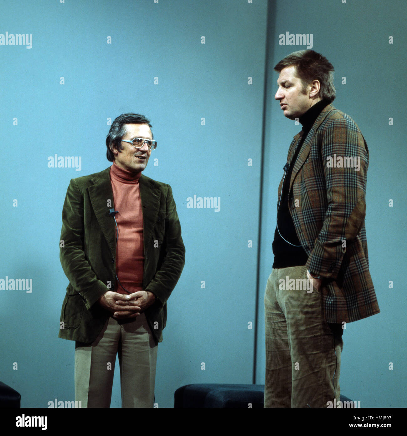 Kabarettisten Dieter Hildebrandt (links) und Werner Schneyder ...