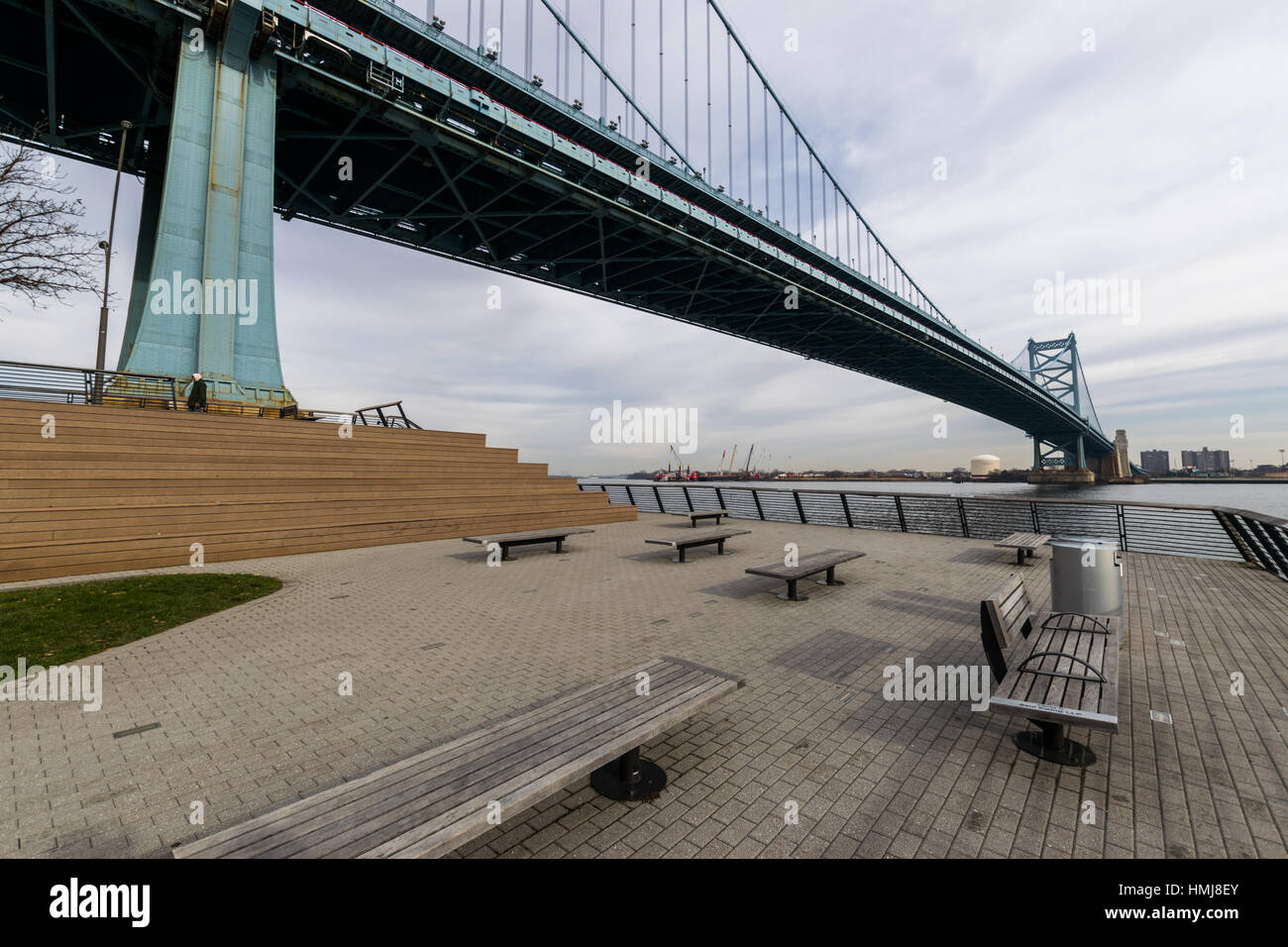 Benjamin Franklin Bridge in Philadelphia, Pennsylvania Stock Photo - Alamy