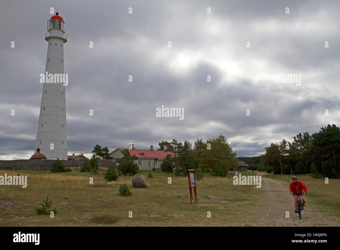 Tahkuna Lighthouse on Hiiumaa Island, Estonia Stock Photo - Alamy