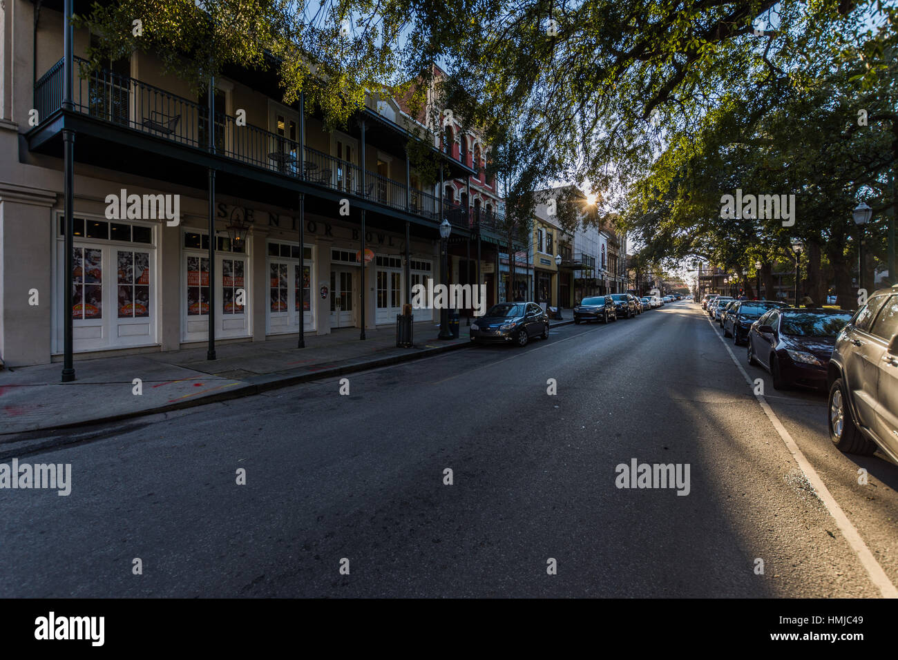 Historic Downtown Mobile, Alabama during a Warm Day Stock Photo - Alamy