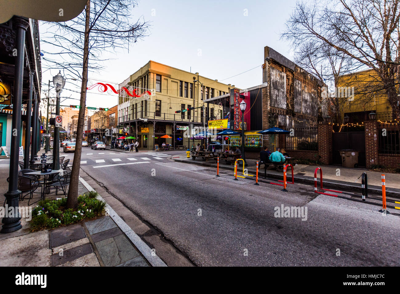 Historic Downtown Mobile, Alabama during a Warm Day Stock Photo - Alamy