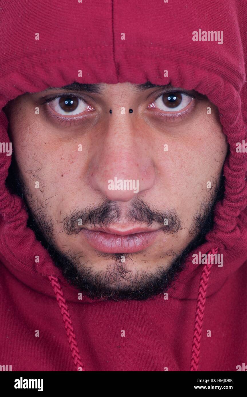 Boy wearing red hoodie hi-res stock photography and images - Alamy