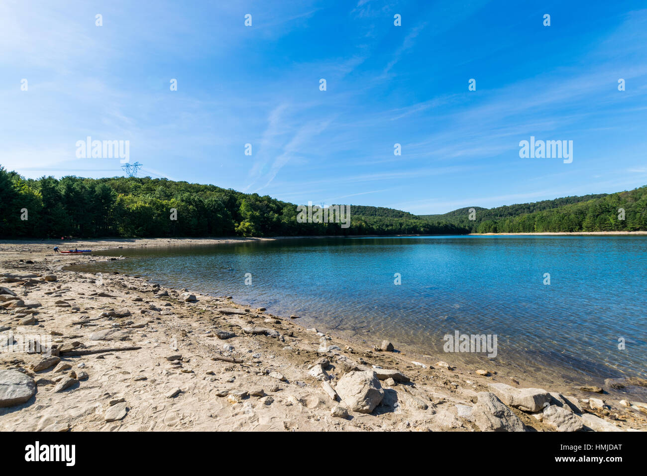 Overlooking Long Pine Reservoir in Michaux State Forest, Pennsylvania ...