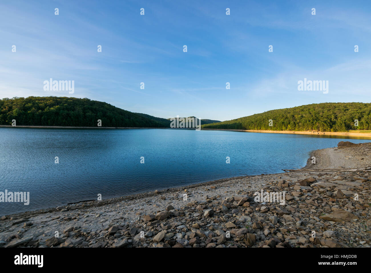 Overlooking Long Pine Reservoir in Michaux State Forest, Pennsylvania ...