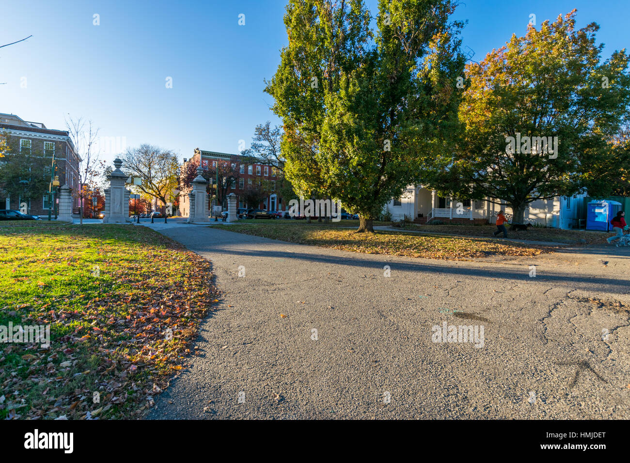 Patterson Park During Autumn in Baltimore, Maryland Stock Photo - Alamy