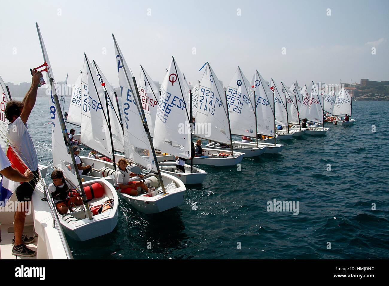 Sailing Optimist High Resolution Stock Photography and Images - Alamy