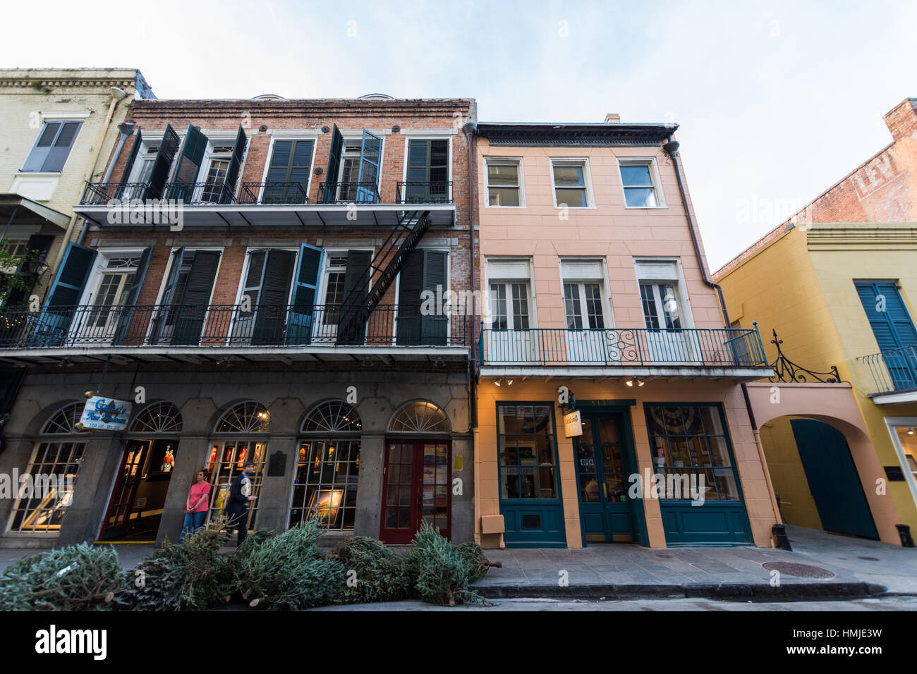 Royal Street in Downtown New Orleans, Louisiana French Quarters Stock ...