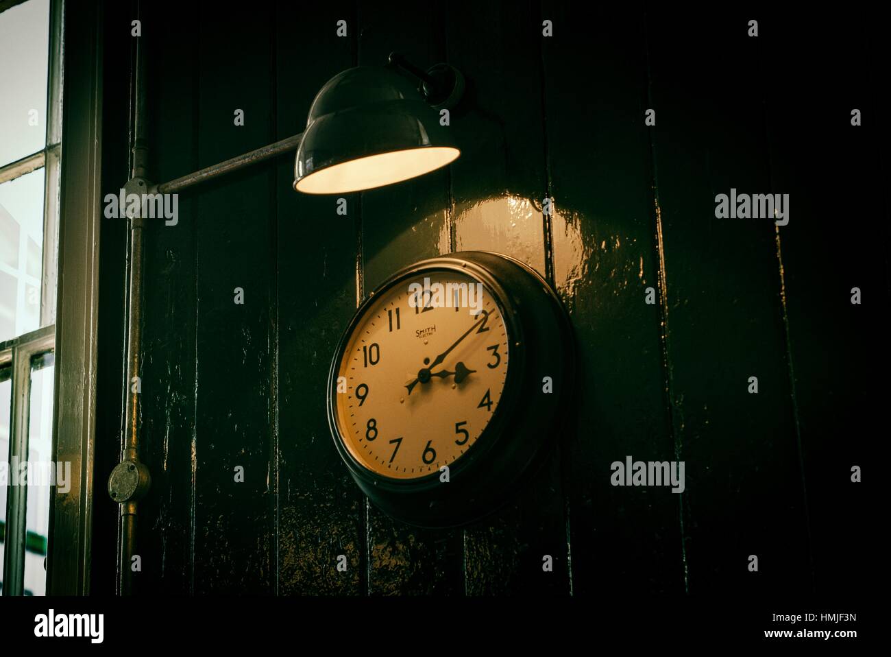 Old clock hanging hi-res stock photography and images - Alamy