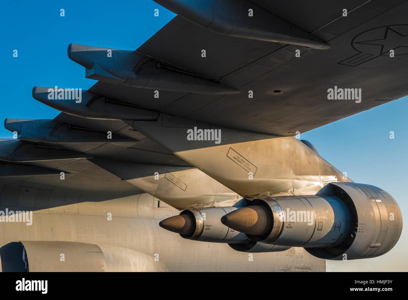 C-5 Galaxy Cargo Airplane Engines Stock Photo - Alamy