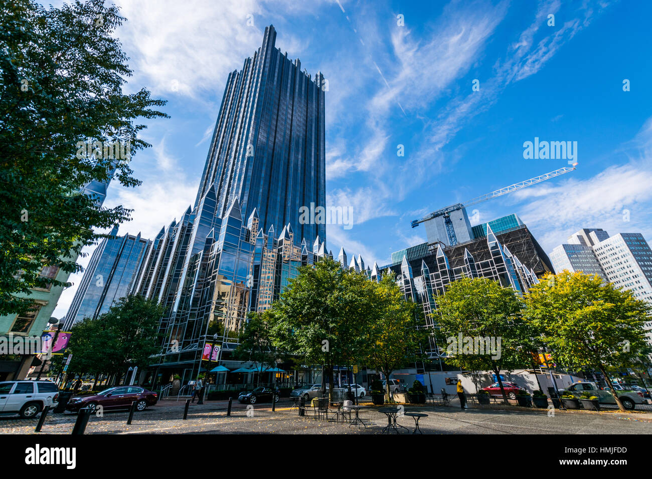Warm Cloudy day in Downtown Pittsburgh, Pennsylvania Stock Photo - Alamy