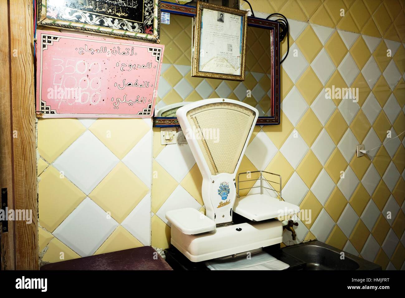 Butcher Scales High Resolution Stock Photography and Images - Alamy
