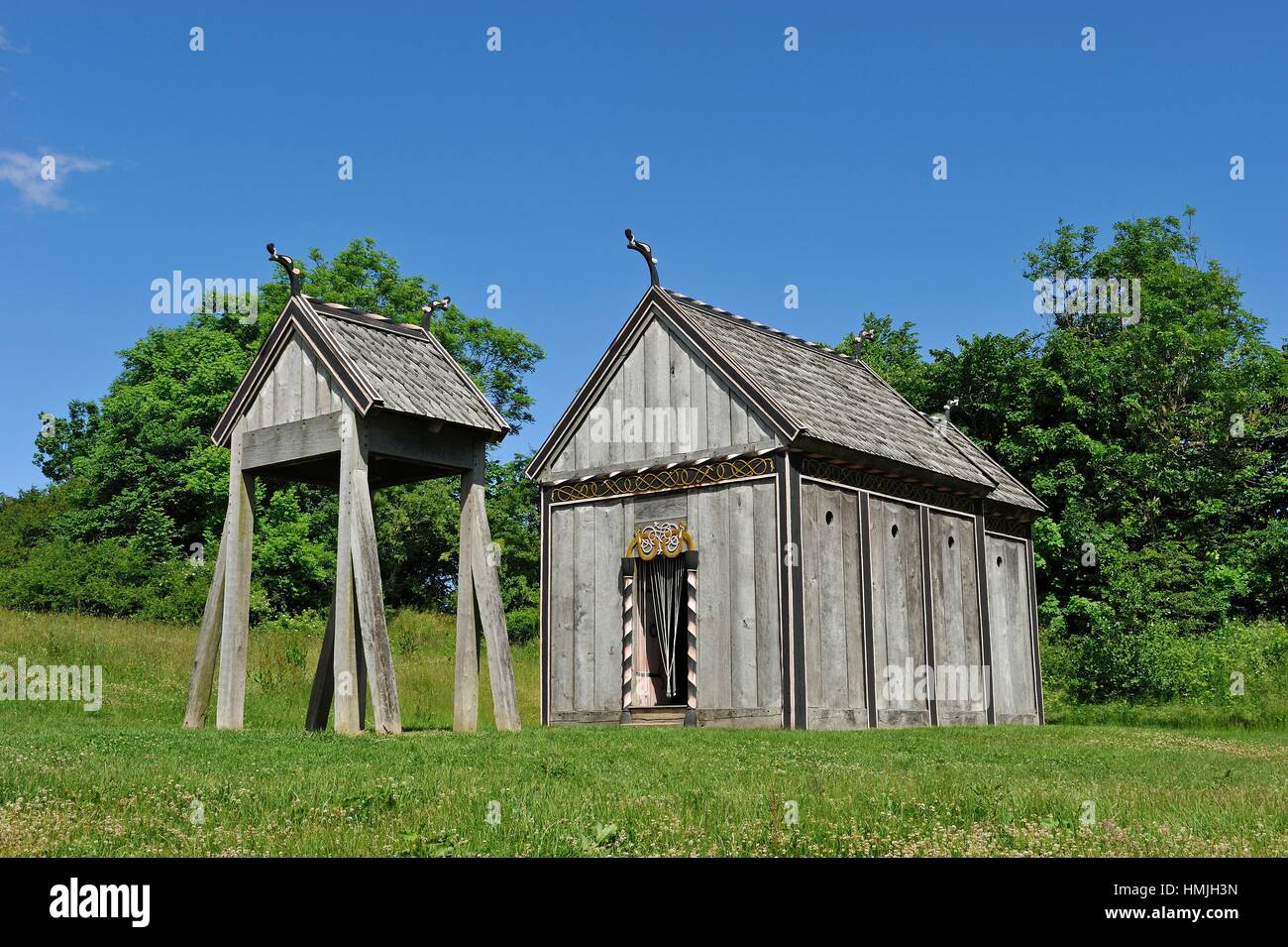 Viking Church Viking Museum Stock Photos & Viking Church Viking Museum ...