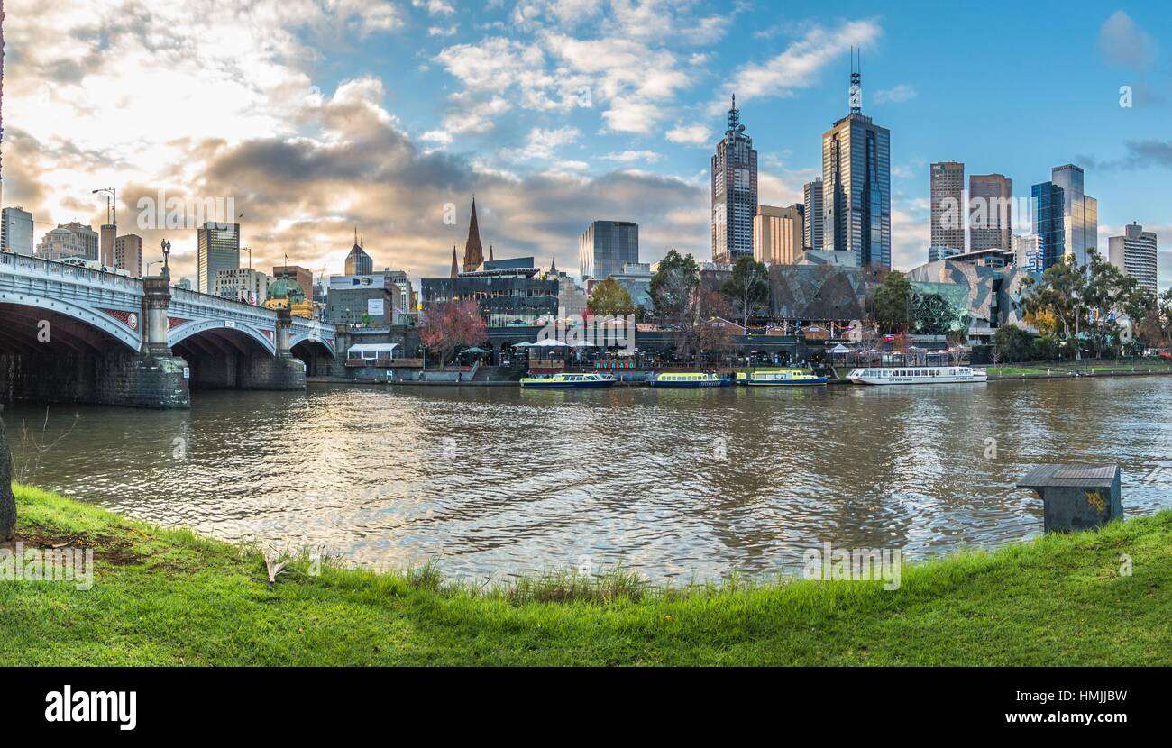 Princess Bridge over the Yarra River Stock Photo - Alamy