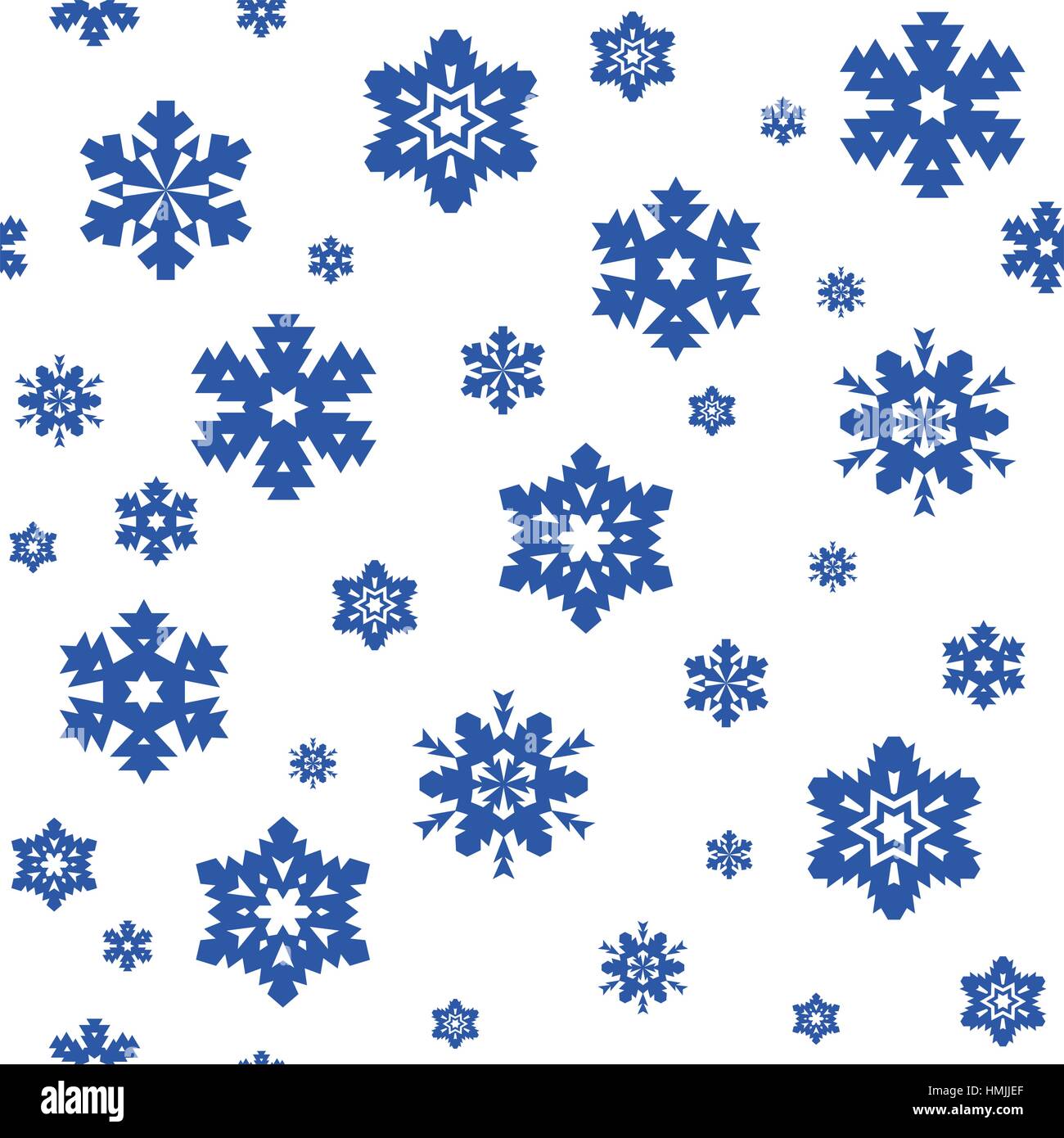 Falling Snowflake Vector
