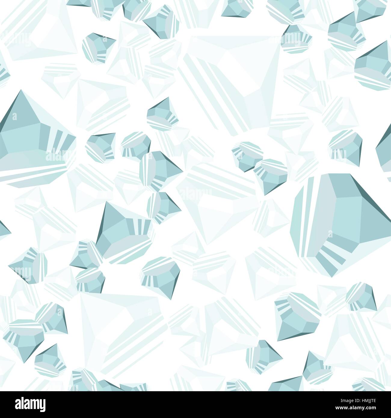 Diamonds randomly placed over white background. Seamless pattern ...
