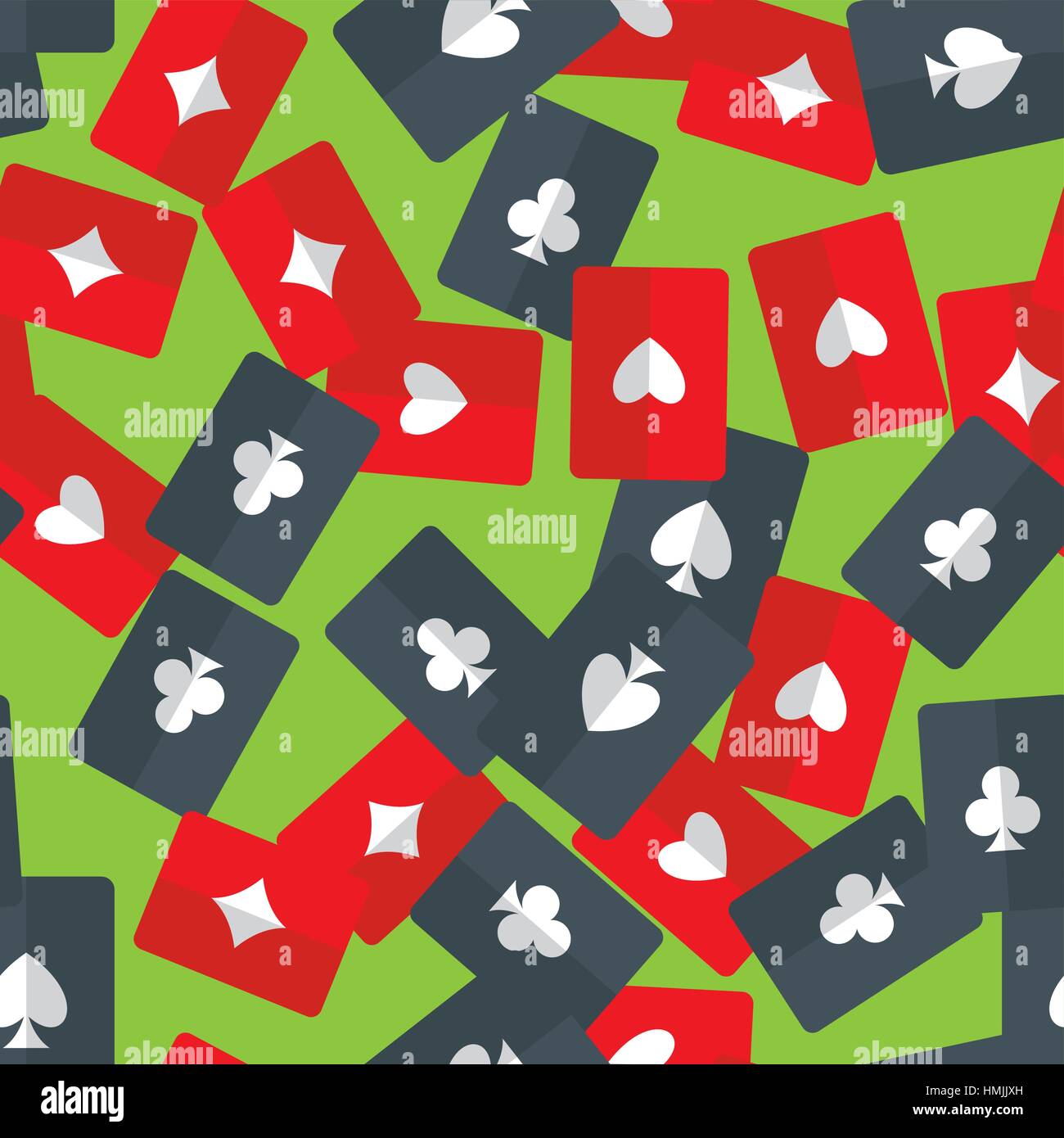 Seamless pattern aces playing cards hi-res stock photography and images ...