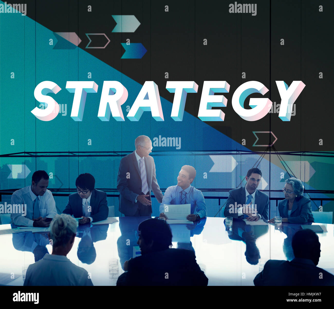 Strategy Progress Efficiency Teamwork Concept Stock Photo - Alamy