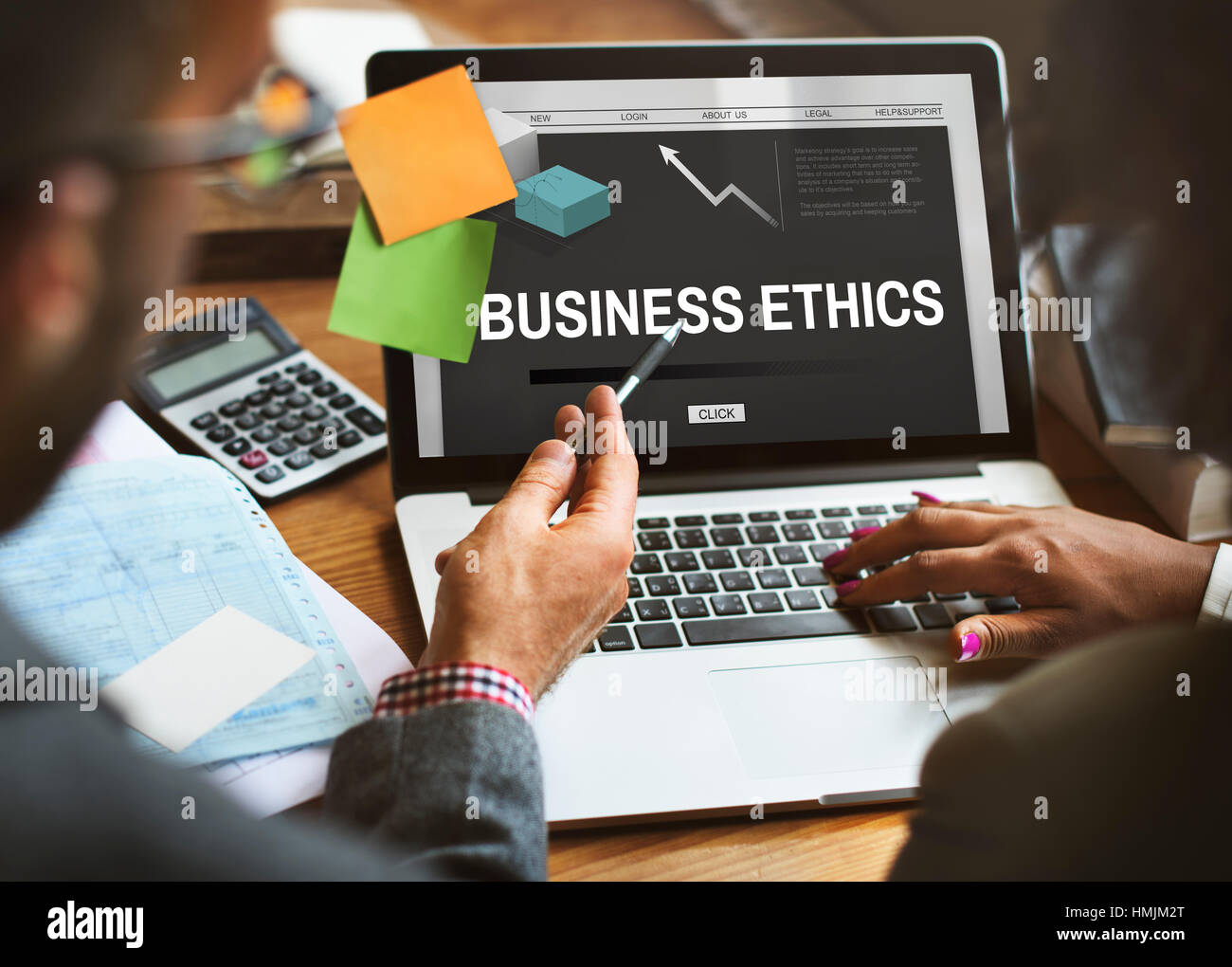 Business Ethics Strategy Development Concept Stock Photo - Alamy