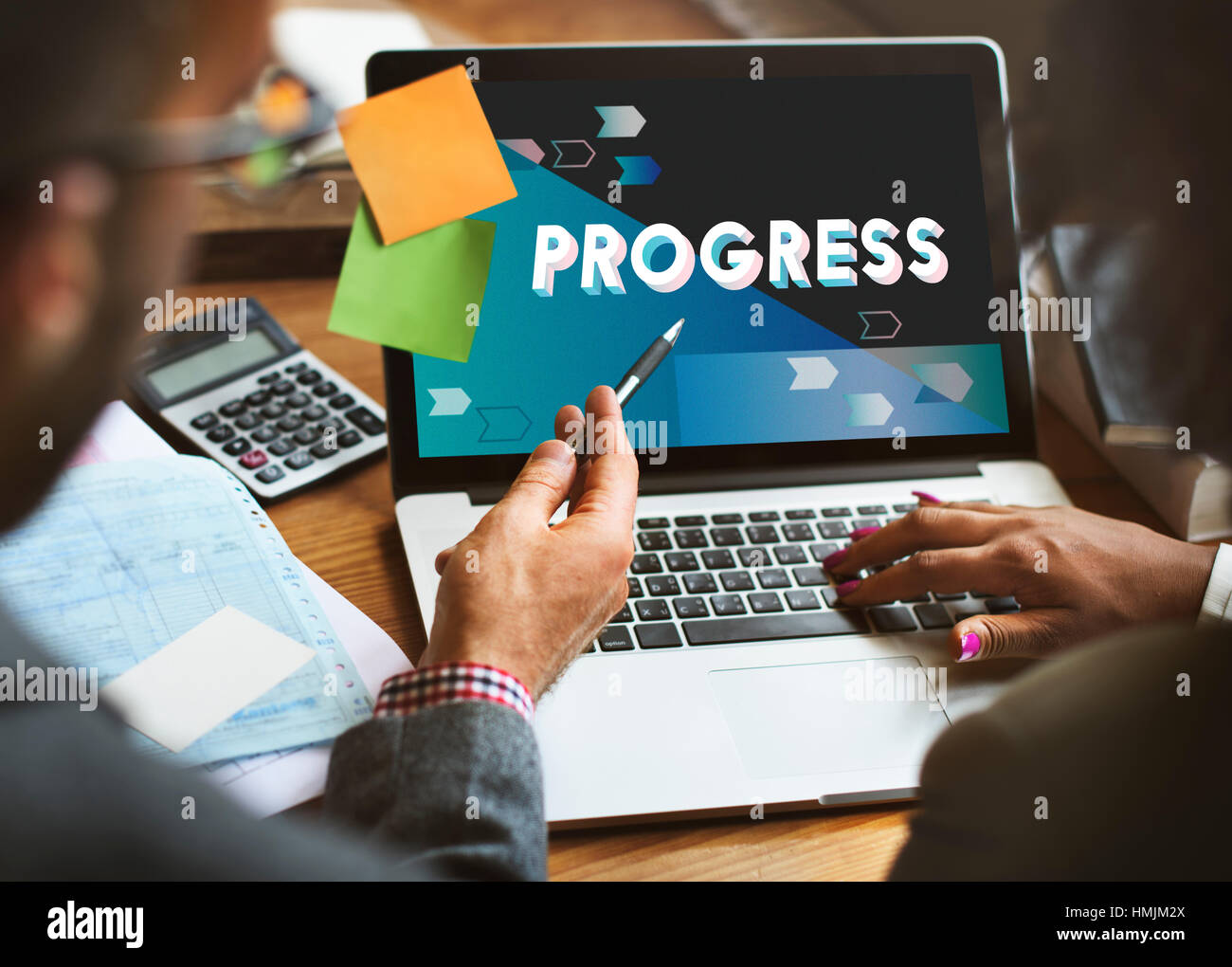 Strategy Progress Efficiency Teamwork Concept Stock Photo - Alamy