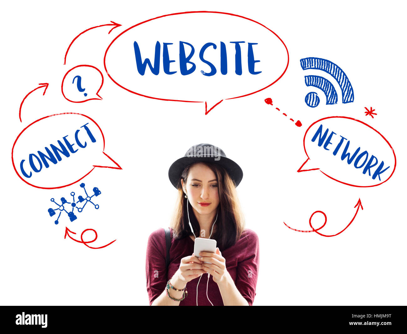 Internet Technology Social Media Concept Stock Photo - Alamy