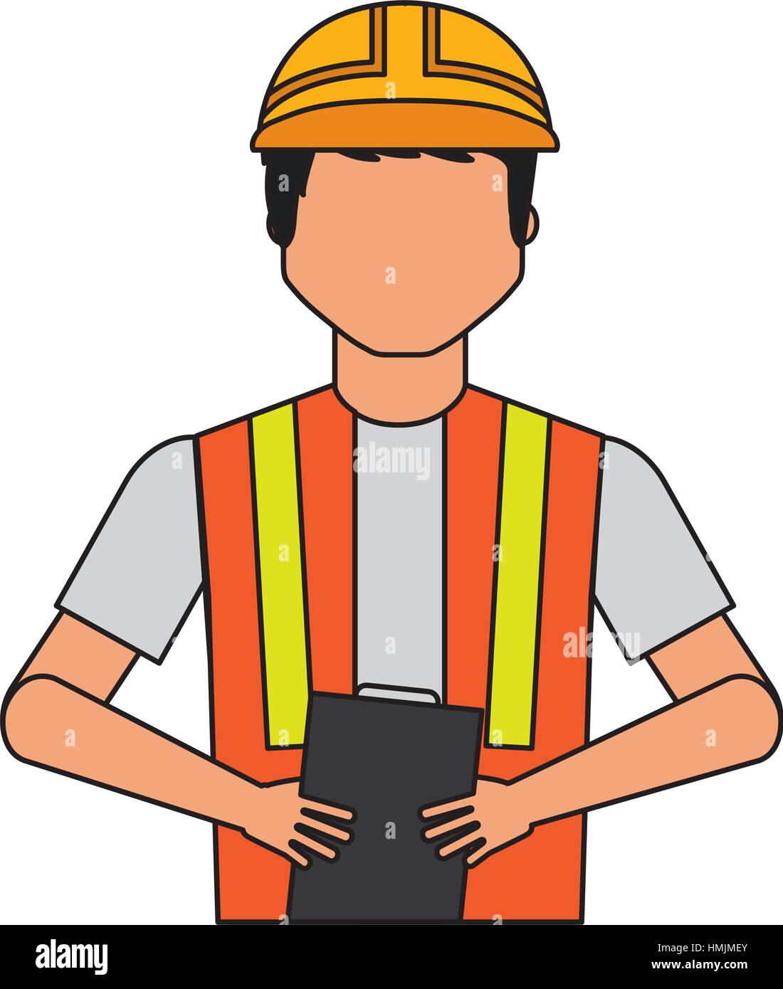 Construction professional avatar character vector illustration design ...