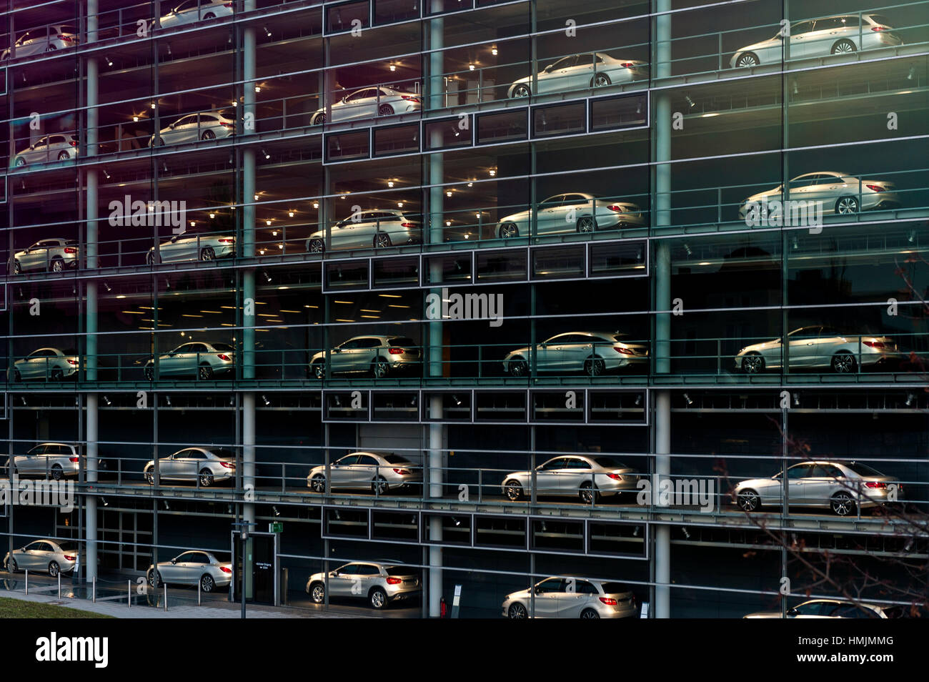 Mercedes Benz Branch Munich - Bavaria, Germany Stock Photo - Alamy