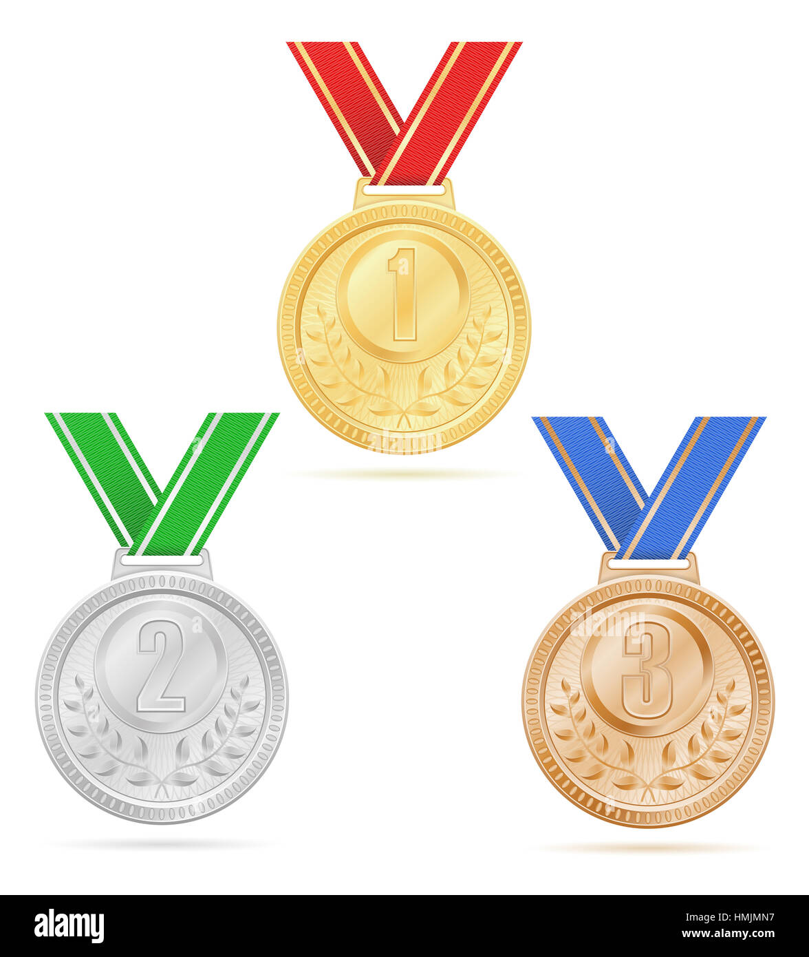 medal winner sport silver stock illustration Stock Photo - Alamy