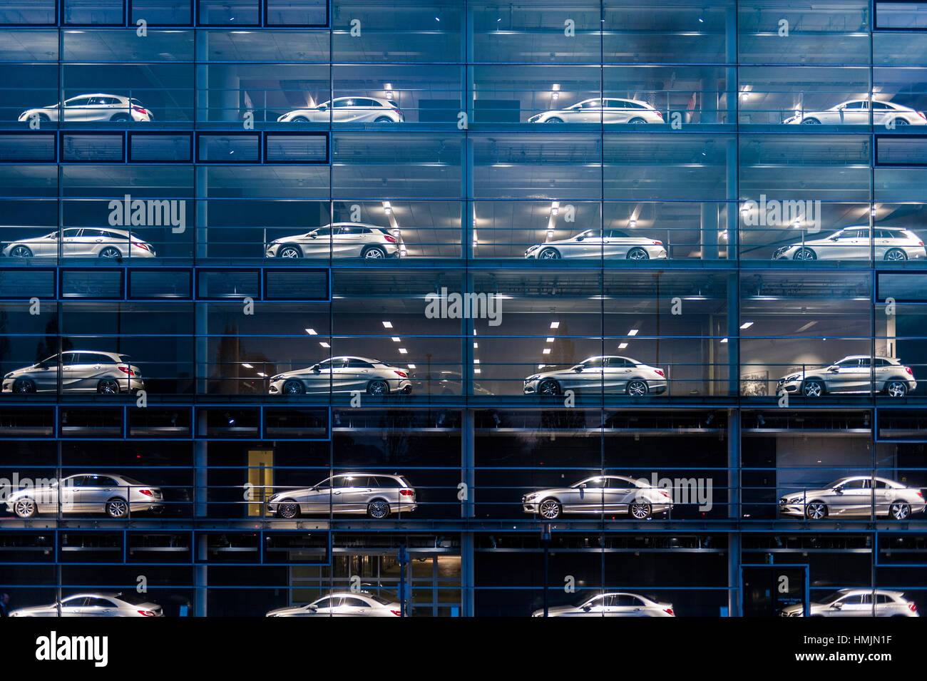 Mercedes Benz Branch Munich - Bavaria, Germany Stock Photo - Alamy