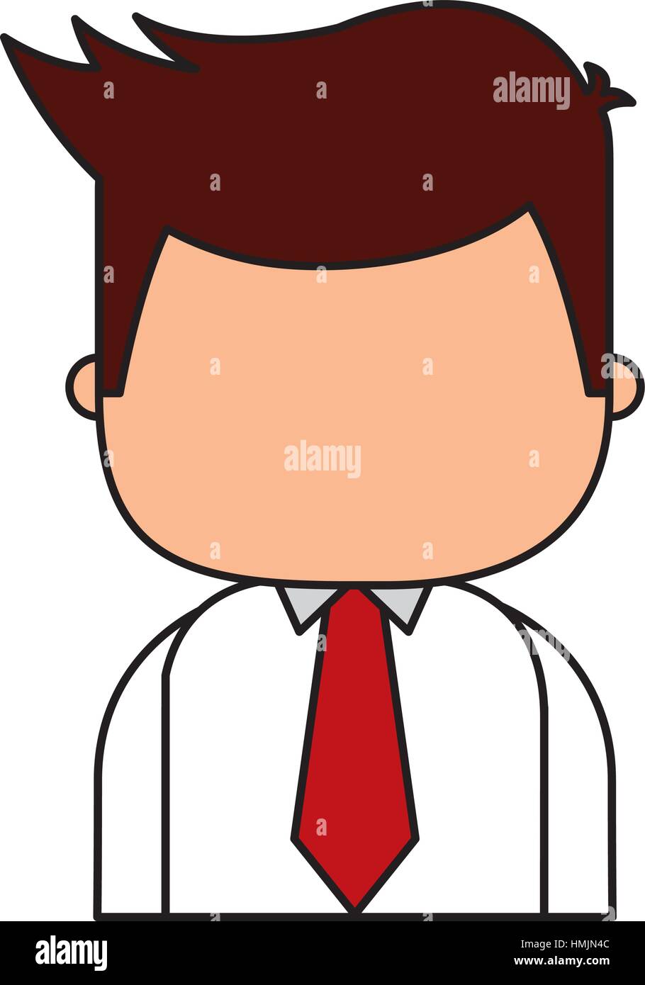 businessman funny character icon vector illustration design Stock ...