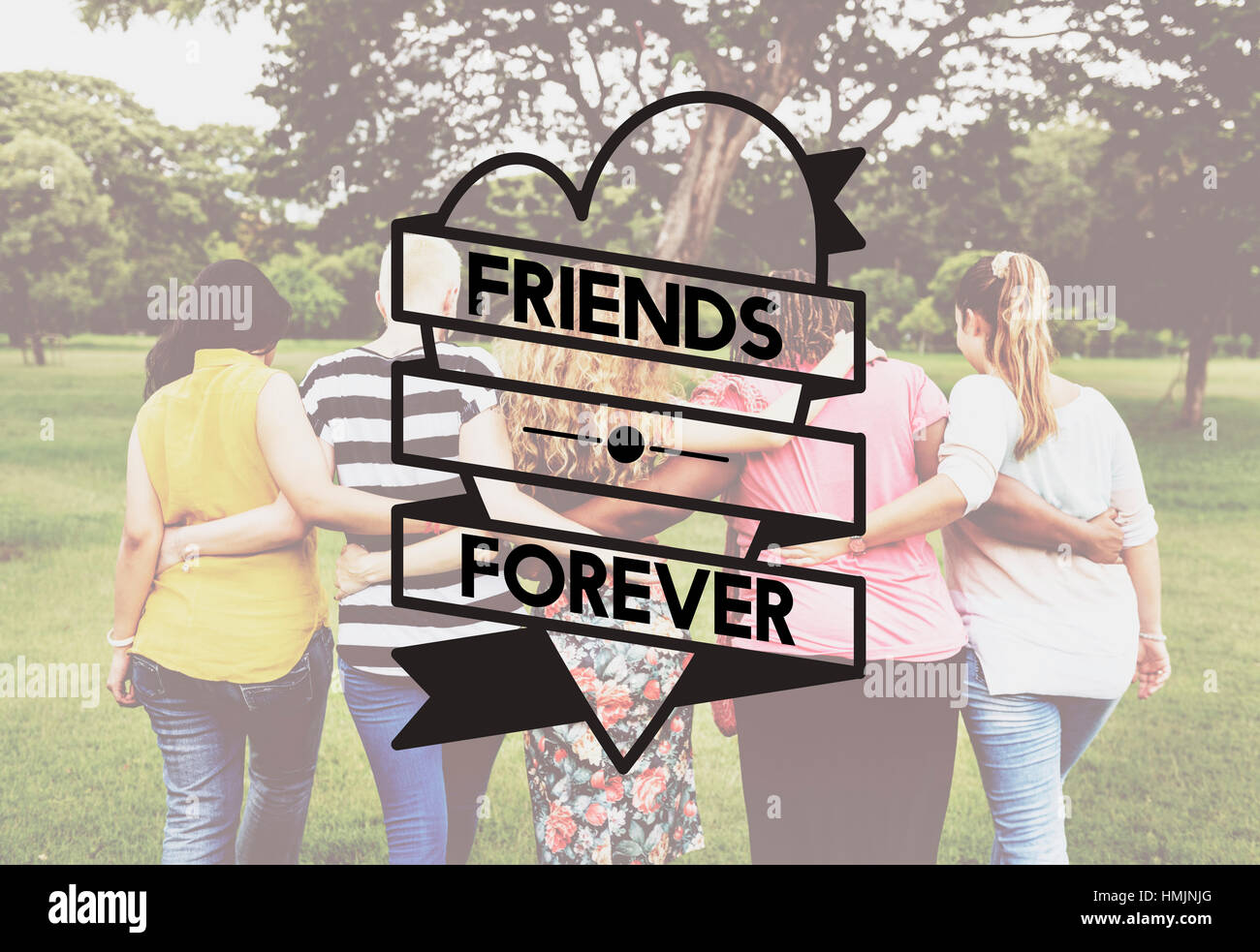 Friend Forever Love Happiness Concept Stock Photo - Alamy