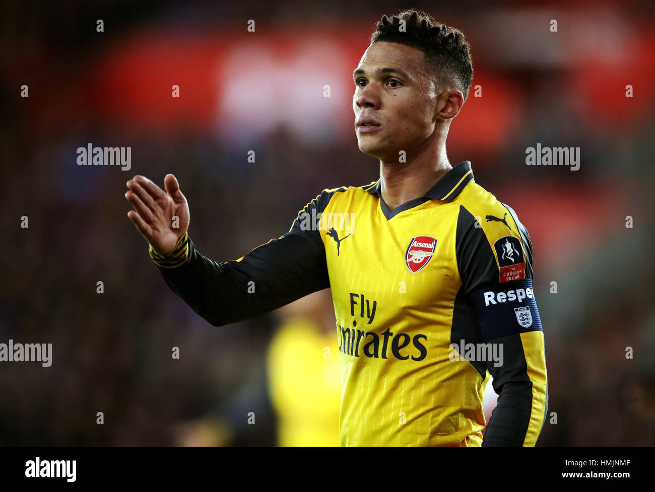 Arsenal captain Kieran Gibbs Stock Photo - Alamy