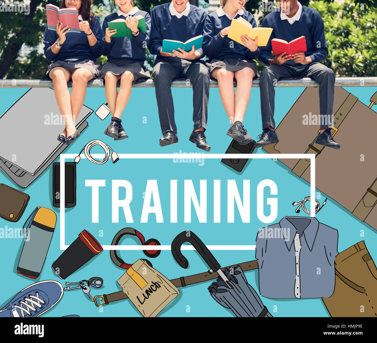 Training Skills Development Improve Concept Stock Photo - Alamy