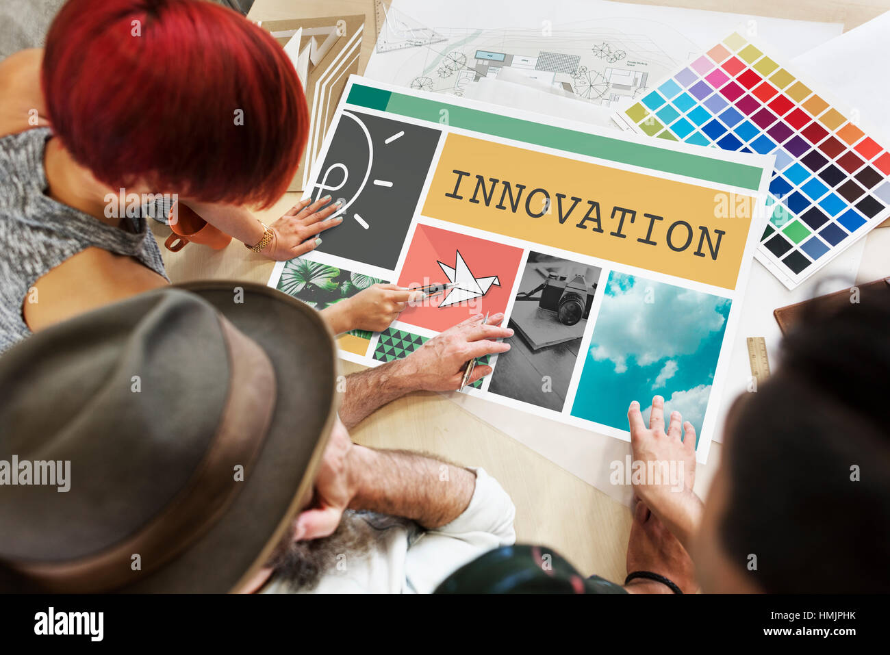 Fresh Ideas Inspiration Innovation Concept Stock Photo - Alamy