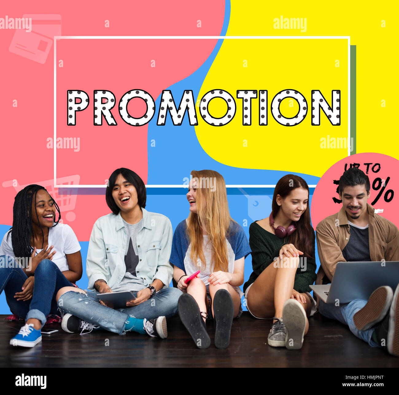 Online shopping promotion sale interface Stock Photo - Alamy