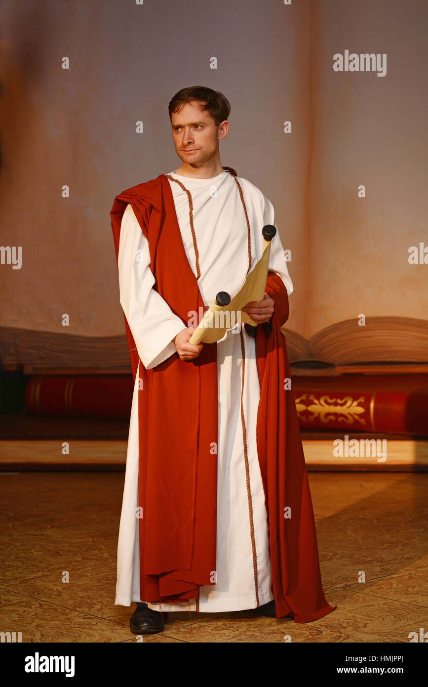 Character dressed in roman costume hi-res stock photography and images ...
