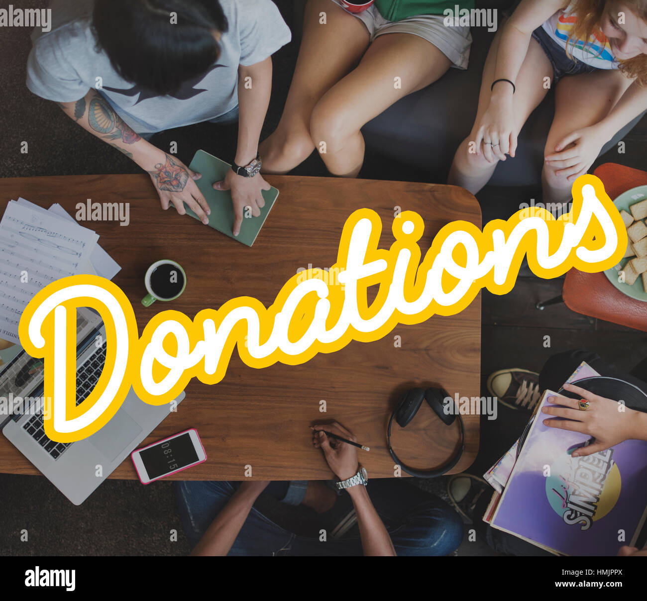 Charity Cursive Writing Word Concept Stock Photo - Alamy