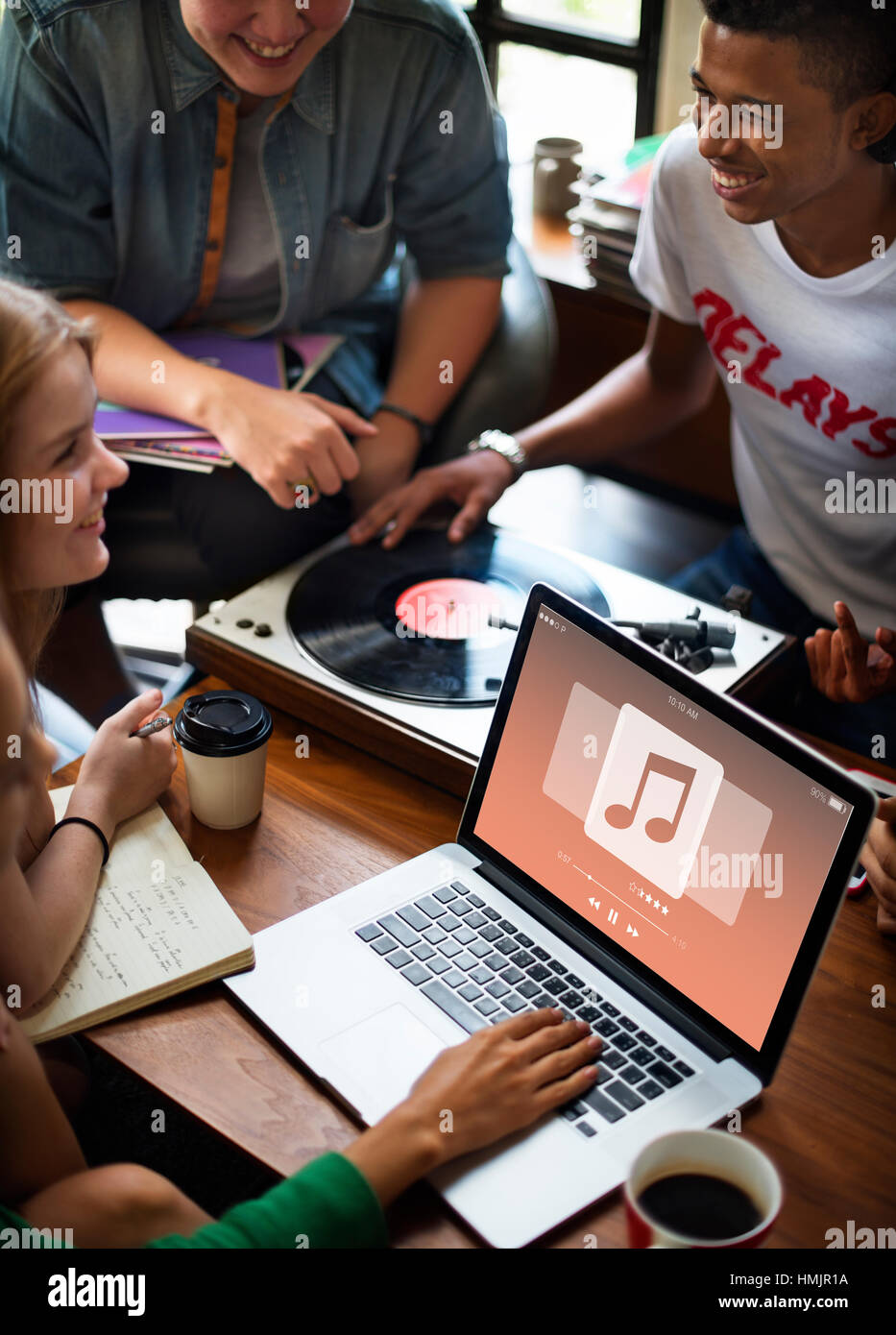 Music Video Player Multimedia Concept Stock Photo - Alamy