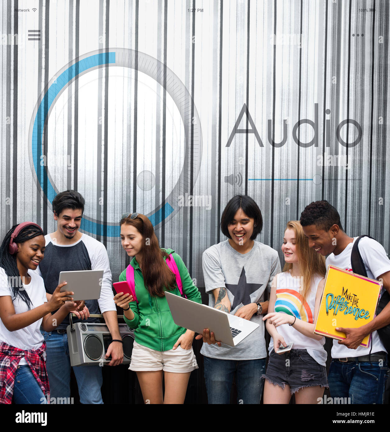 Laptop video player hi-res stock photography and images - Alamy